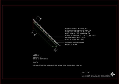 Covered With Slate Dwg Block For Autocad • Designs Cad