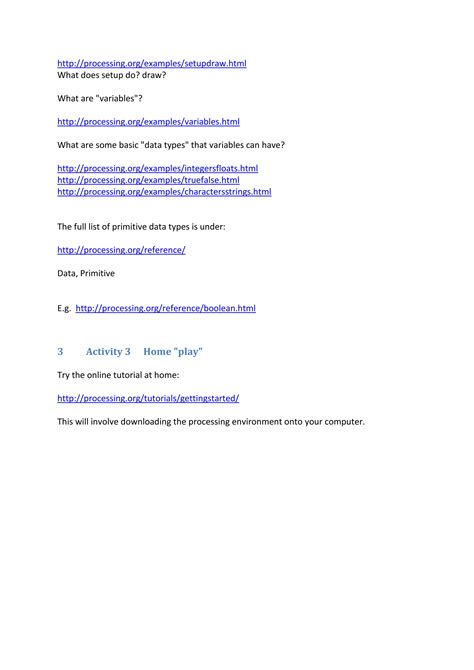 Introduction To Programming Exercises 1 Pdf Internet For Beginners Internet