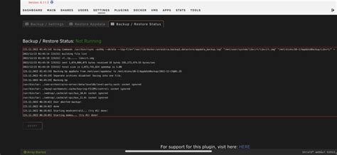 Plugin Ca Appdata Backup Restore V2 Plugin Support Unraid