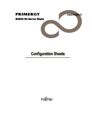 Fillable Online Hardware Configuration Sheet Fax Email Print PdfFiller