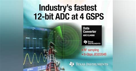 Fast 12 Bit Adc Races To 4 Gsps Fast 12 Bit Adc Races To 4 Gsps