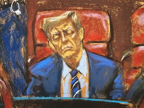 Trump Trial Sketch Artists Catch The Former Presidents Many Courtroom