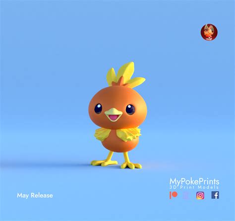 Stl File Torchic And Buff Torchic 🐔 ・3d Print Design To Download・cults