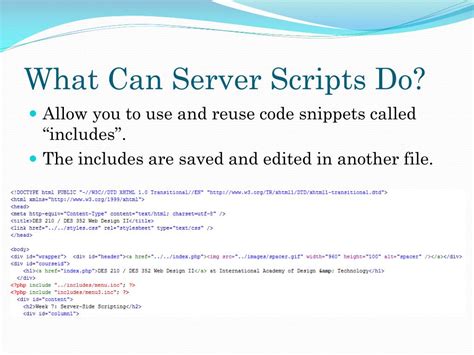 PPT Server Side Scripting PowerPoint Presentation Free Download ID 2388281