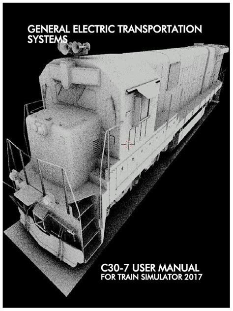 Ge C30 7 Operations Manual Pdf Train Locomotives