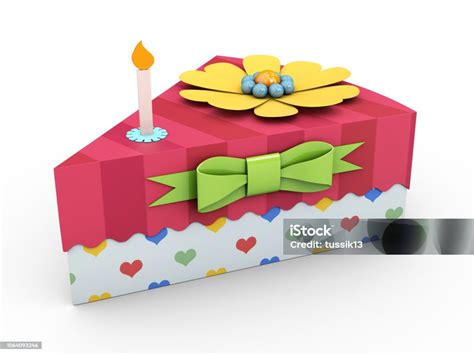 휴일 삼각형 골 판지 케이크 나 파이 상자 식품 포장 선물 또는 기타 제품 3d 그림 0명에 대한 스톡 사진 및 기타 이미지 0명 공란 그레이 스케일 Istock