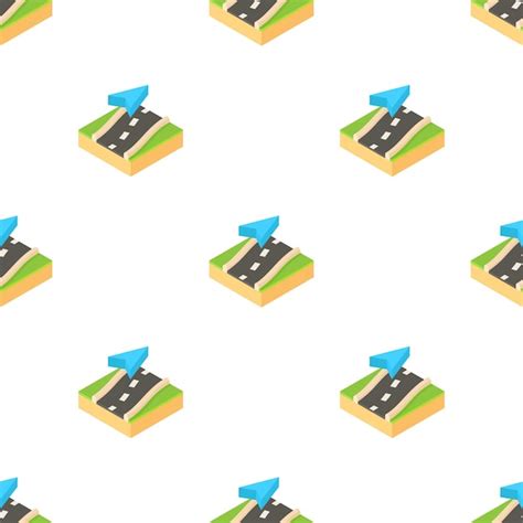 Premium Vector Pointer On Road Map Pattern Seamless Background Texture Repeat Wallpaper