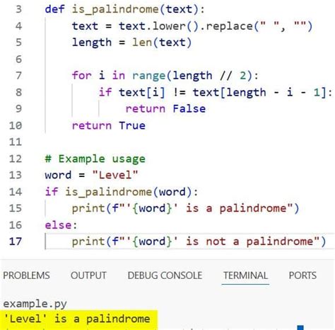 Python Program To Check If A String Is Palindrome Or Not