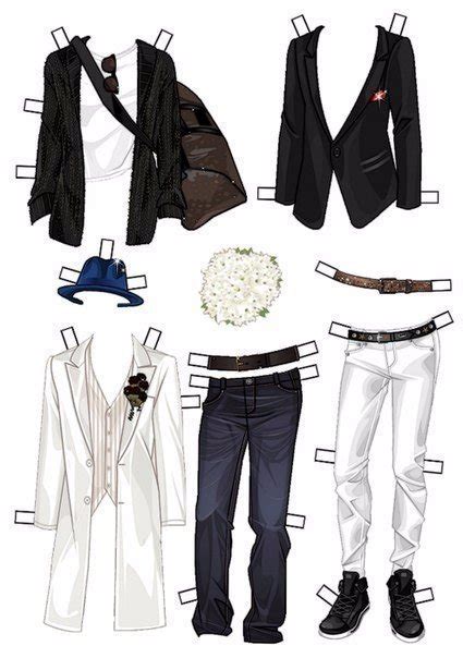 Бумажные куклы с одеждой