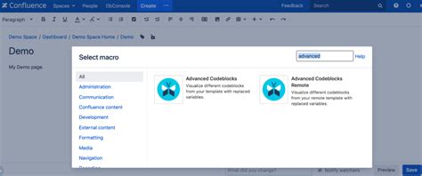 Advanced Codeblocks For Confluence Version History Atlassian Marketplace