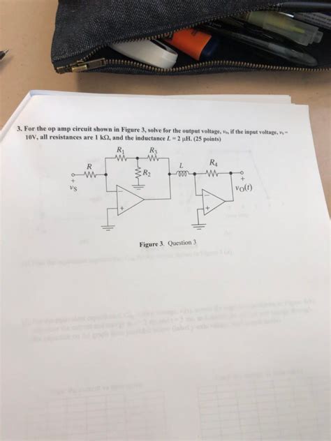 solved 3 for the op amp circuit shown in figure 3 solve