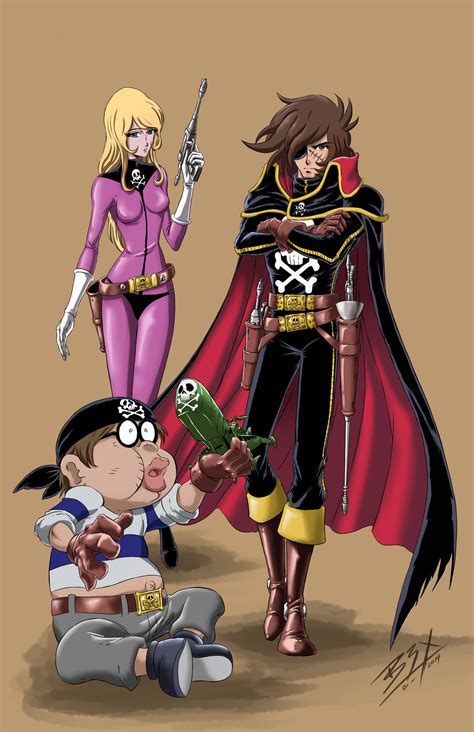 Captain Harlock Commission Color Final By Brianb3x On Deviantart アニメ ヒロイン マンガアニメ 女戦士