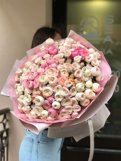 Пионовидные розы Bouquet Flowers Instagram Photo