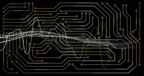 Animation Of Digital Data Processing Over Circuit Board Stock Footage Video Of Circuit