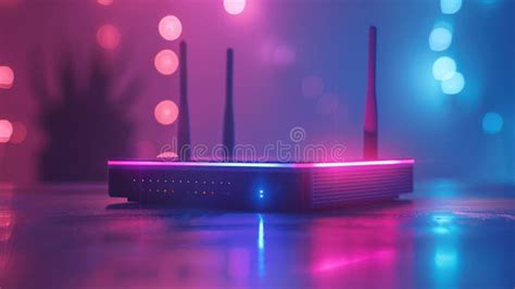 Secure High Speed Router For Modern Home Networks And Online Communication Wide Banner With