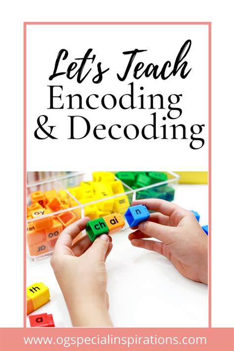 Ideas For Multisensory Encoding And Decoding Activities