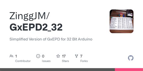 github zinggjm gxepd2 32 simplified version of gxepd for 32 bit arduino