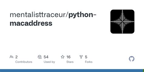 GitHub Mentalisttraceur Python Macaddress