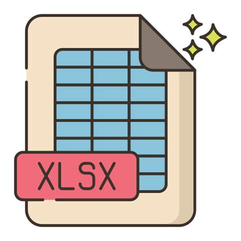 Xlsx File Format Free Interface Icons