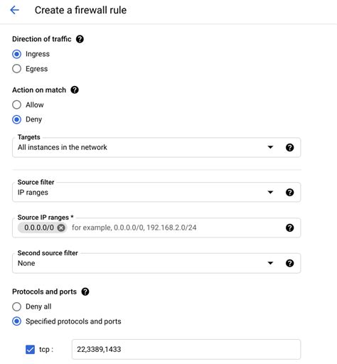 Google Cloud Platform Possible To Create Policy Limiting Firewall Rules In GCP Server Fault