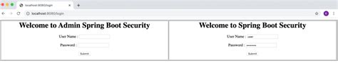 Two Login Form In One Login Page Spring Boot Security Yawin Tutor
