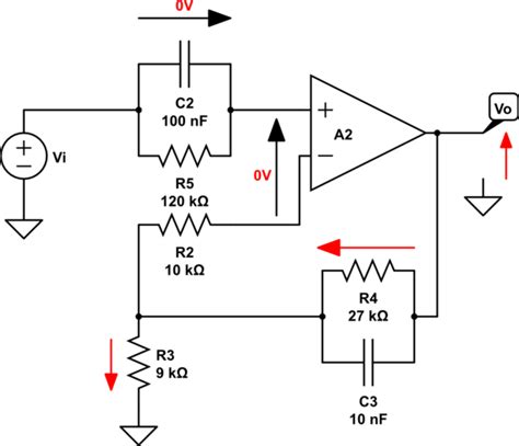 Operational Amplifier Cascaded Op Amp Circuit Analysis Electrical