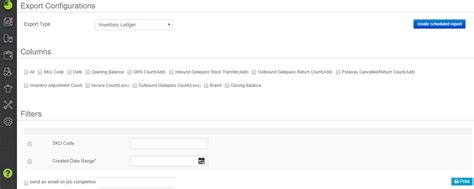 Inventory Ledger Report For Stock Unicommerce Support Portal