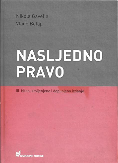 Nasljedno Prvo Nikola Gavella I Vlado Belaj