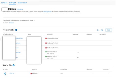 Ios Apple Developer Rejects My Application In Test Flight Stack