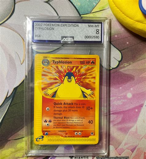 Mavin Ags 8 Nm Mt 2002 Pokemon Expedition Set Typhlosion Card 64165