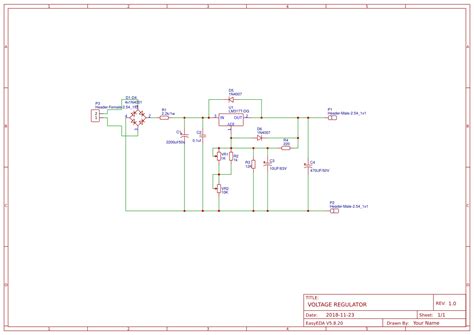 VOLTAGE REGULATOR 1 20V EasyEDA Open Source Hardware Lab