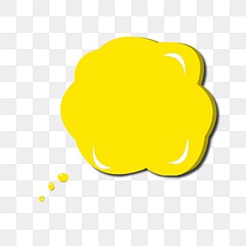 Dialog Box Clipart Transparent Background Creative Yellow Dialog Text Box Cartoon Title Box