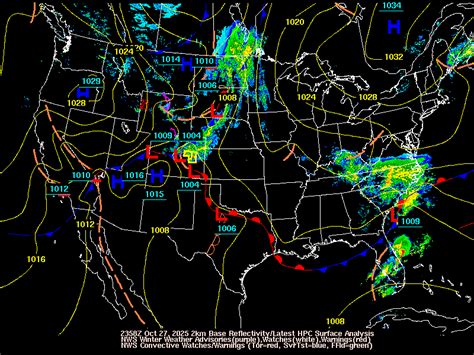 Alma Weather Station Nws Surface Analysis Map