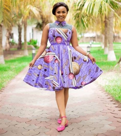 20 Latest Ankara Short Gown Styles From Nana Ama Mcbrowns Wardrobe