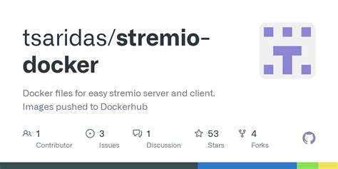 Github Tsaridasstremio Docker Docker Files For Easy Stremio Server And Client Images Pushed