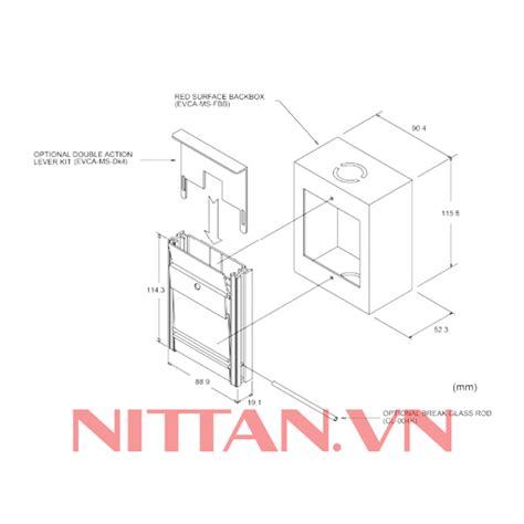 Evca Ms F01 Nút ấn Báo Cháy Khẩn Cấp Nittan Là Thiết Bị Không Mã Hóa
