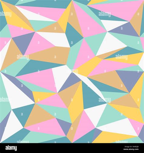 vector geometric polygonal pattern modern vector pattern with colorful