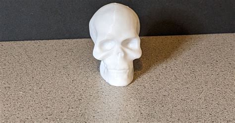 A Tiny Human Skull By PrinterMcgee Download Free STL Model Printables Com