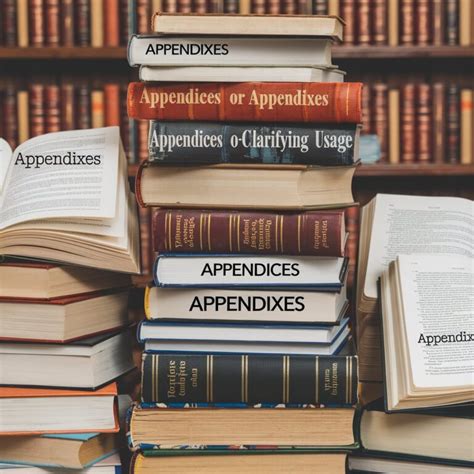 Appendices Or Appendixes Clarifying Usage Grammar Blend