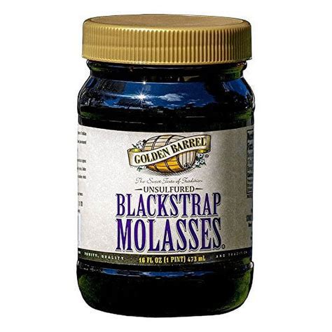 Golden Barrel Blackstrap Molasses 16 Fl Oz Unsulfured Dark