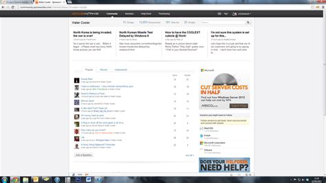 What The Hell Just Happened To Water Cooler Water Cooler Spiceworks Community