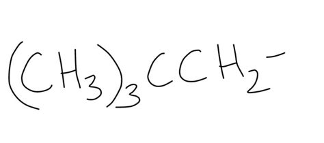 2 2 Dimethylpropyl Or Neopentyl Organic Chemistry Chemistry Calligraphy