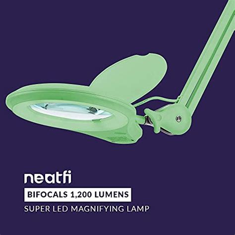 New Model Neatfi Bifocals 1 200 Lumens Super LED Magnifying Lamp With Clamp 5 Diopter With 20