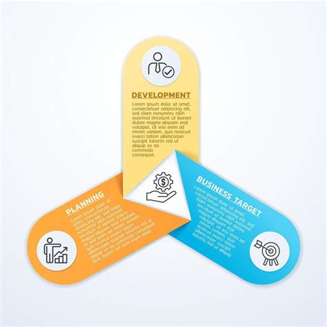 3 Step Business Infographic Diagram Template 52174918 Vector Art At Vecteezy