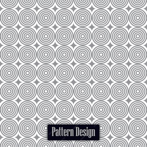 Premium Vector Abstract Circular Seamless Pattern Background