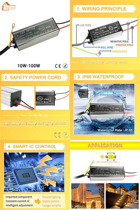 Visit To Buy Ac V To Dc V Led Driver Adapter Transformer W W W W Waterproof