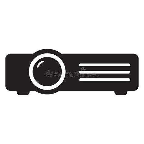 projector icon vector design illustration stock vector illustration