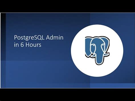 Postgres Admin In Hours Postgresql Postgres QuadExcel Com