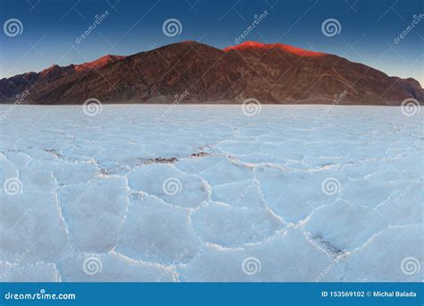 View Of The Basins Salt Flats Badwater Basin Death Valley Inyo